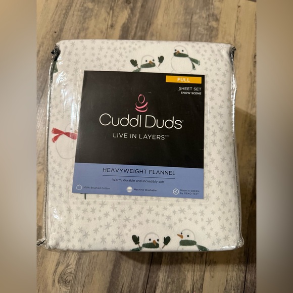 Cuddl Duds | Bedding | New Cuddl Duds Full Size Holiday Sheets | Poshmark